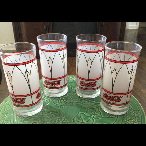 Coca Cola | Kitchen | Coca Cola Glasses | Poshmark